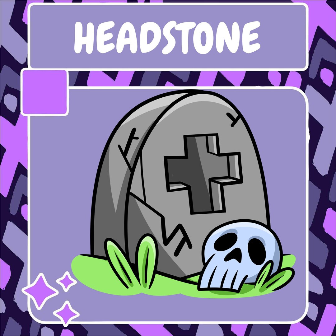 Headstone Emote Twitch Emote Youtube Emote Discord Emote Community ...