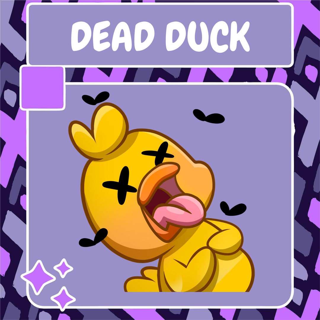 Dead Duck Emote | Twitch Emote | Youtube Emote | Discord Emote ...