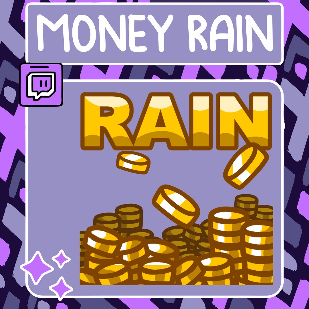 Money Rain Emote | Twitch Emote | Youtube Emote | Discord Emote ...