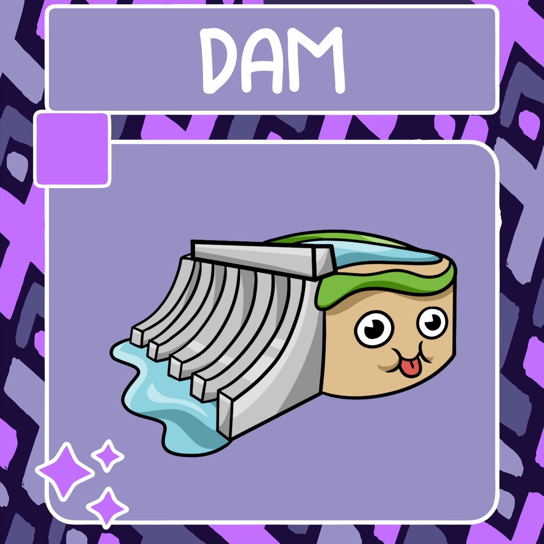 Kawaii Dam Emote | Twitch Emote | Youtube Emote | Discord Emote ...