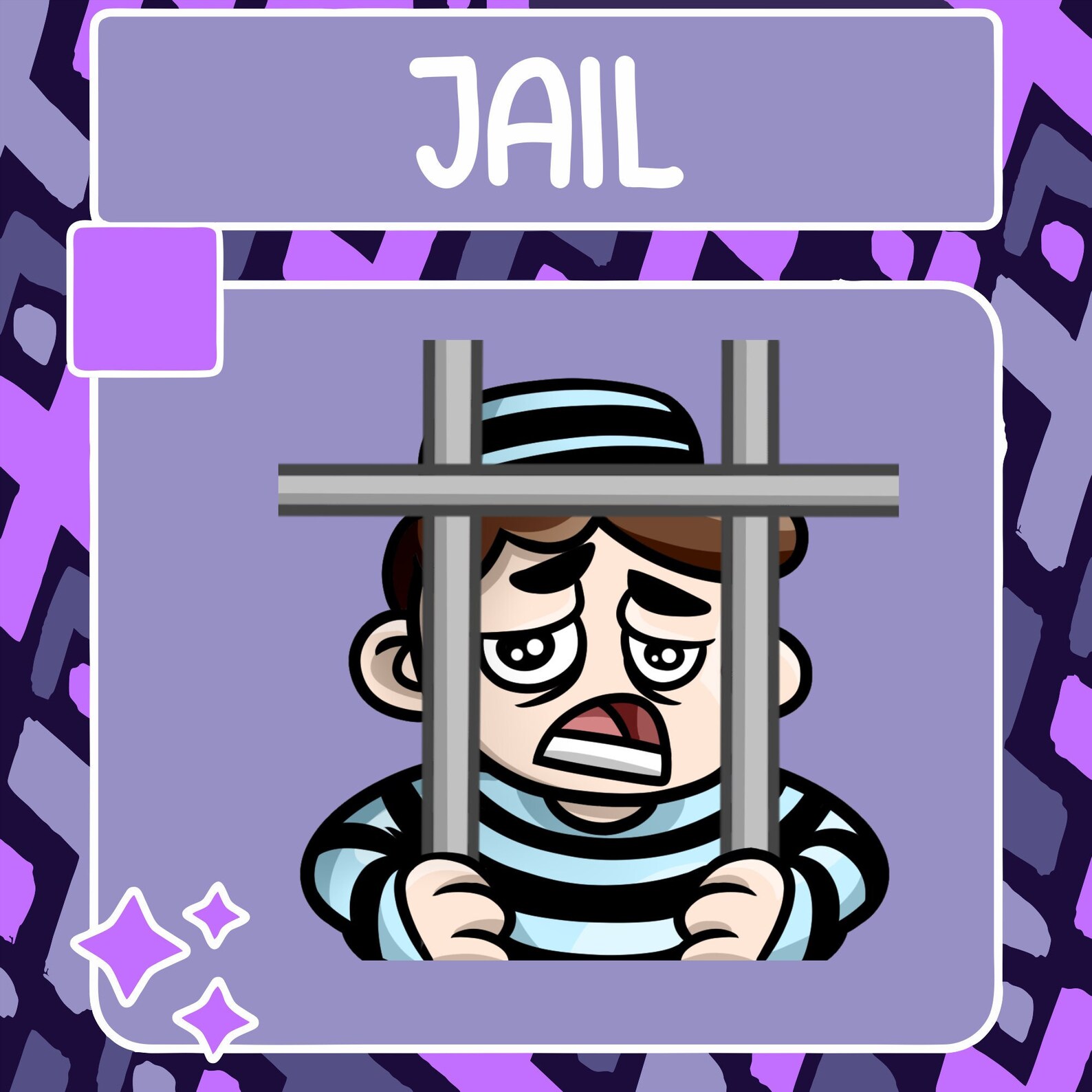 Jail Emote Twitch Emote Youtube Emote Discord Emote Community Emote ...