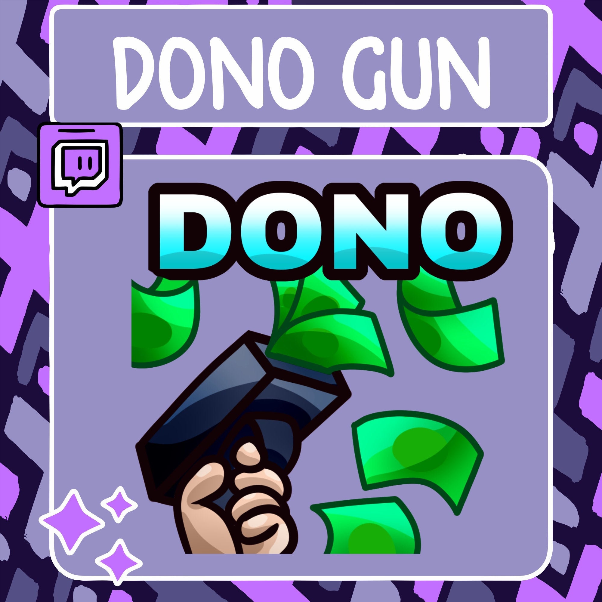 Dono Gun Donation Emote Twitch Emote Youtube Emote Discord Emote ...