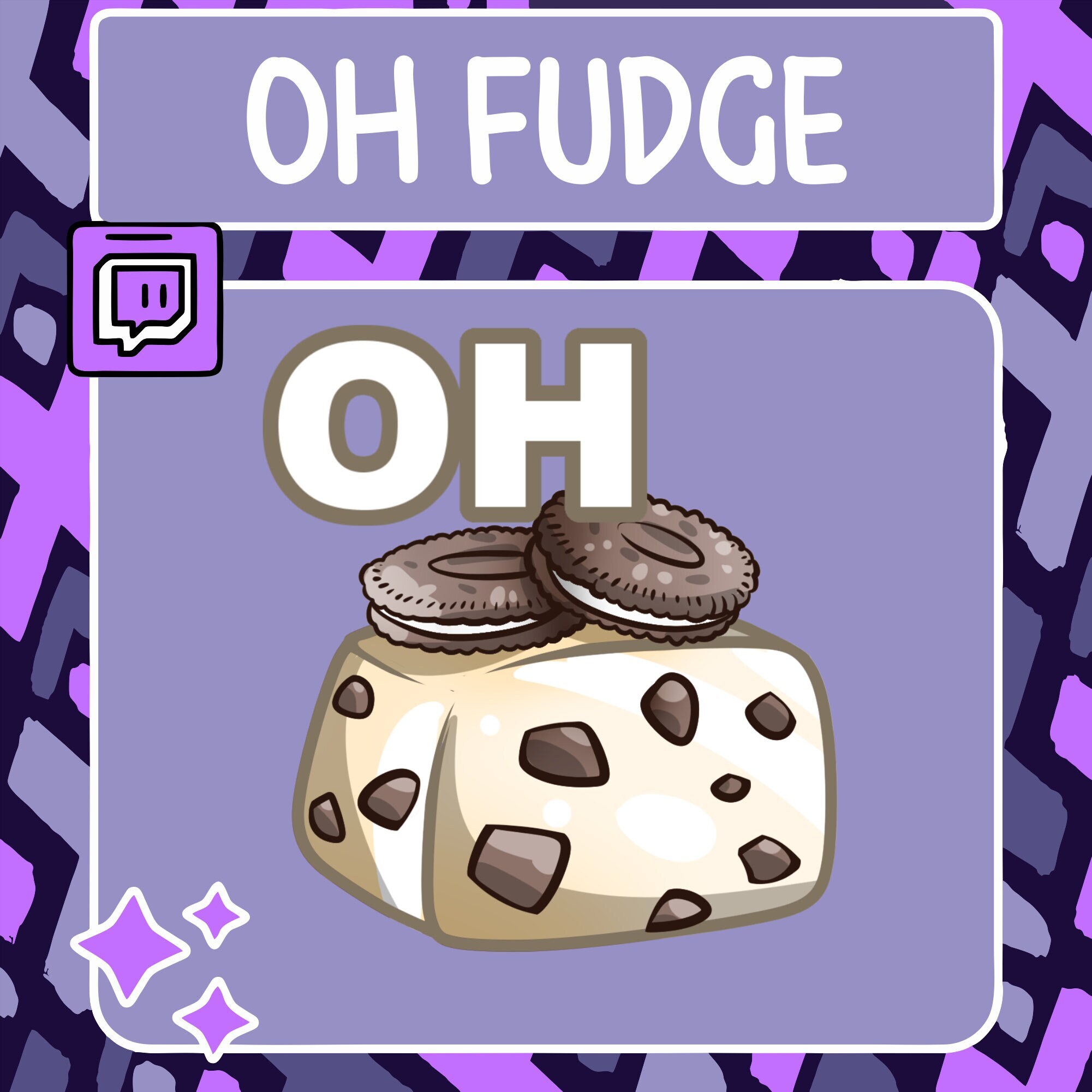 Oh Fudge Emote | Twitch Emote | Youtube Emote | Discord Emote ...