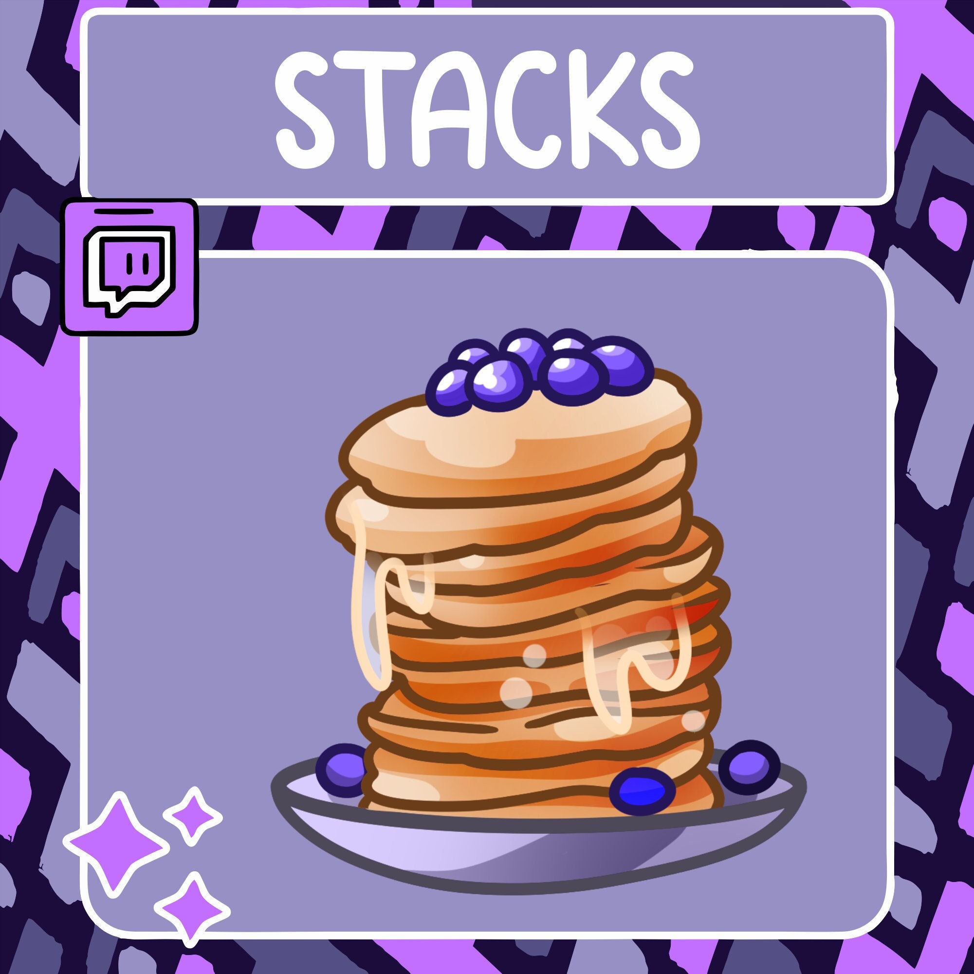 Stacks Pancake Emote Twitch Emote Youtube Emote Discord Emote Community ...