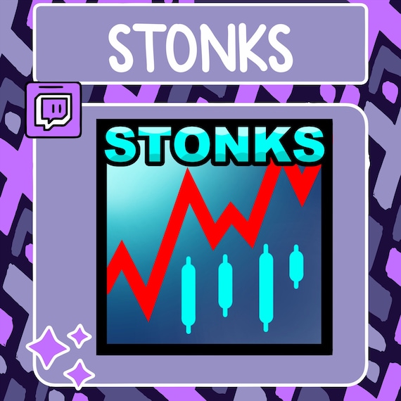 Stonks Stock Emote Twitch Emote Youtube Emote Discord | Etsy