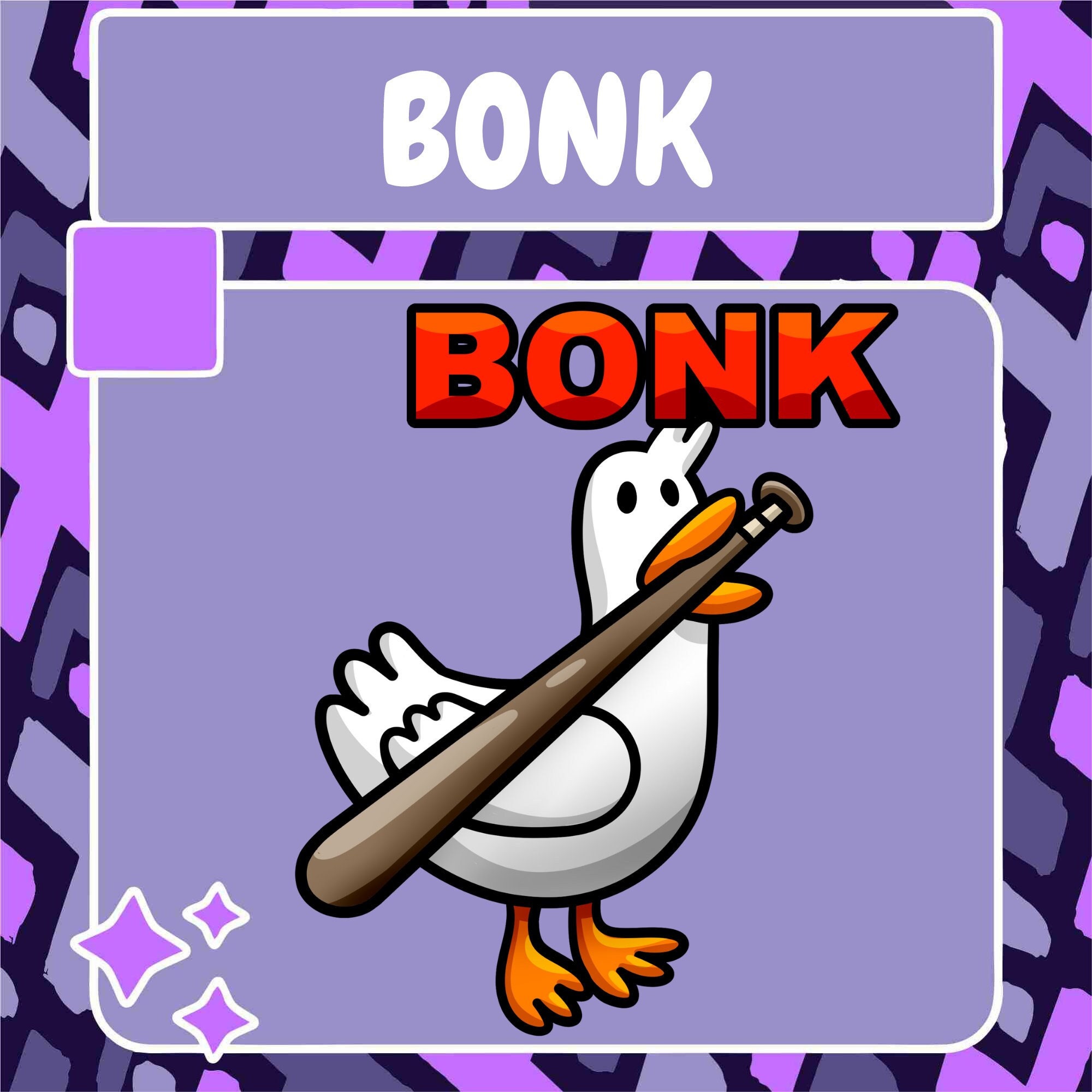 Bonk Goose Emote Twitch Emote Youtube Emote Discord - Etsy