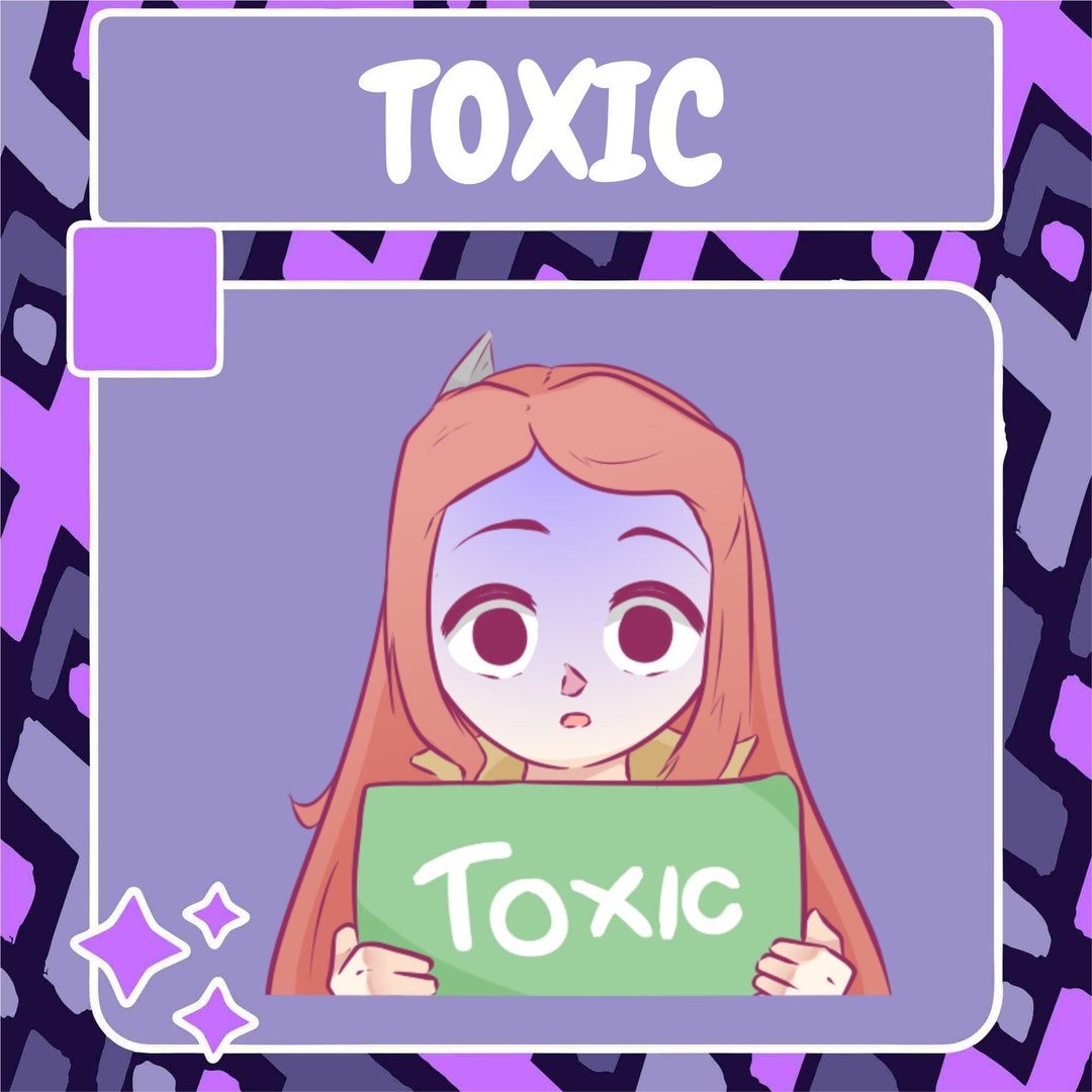 Toxic Sign Emote | Twitch Emote | Youtube Emote | Discord Emote ...