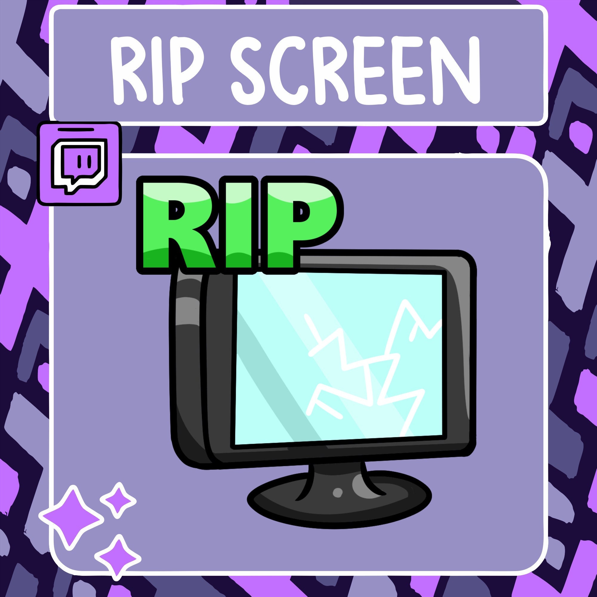 RIP Broken Screen Emote | Twitch Emote | Youtube Emote | Discord Emote ...