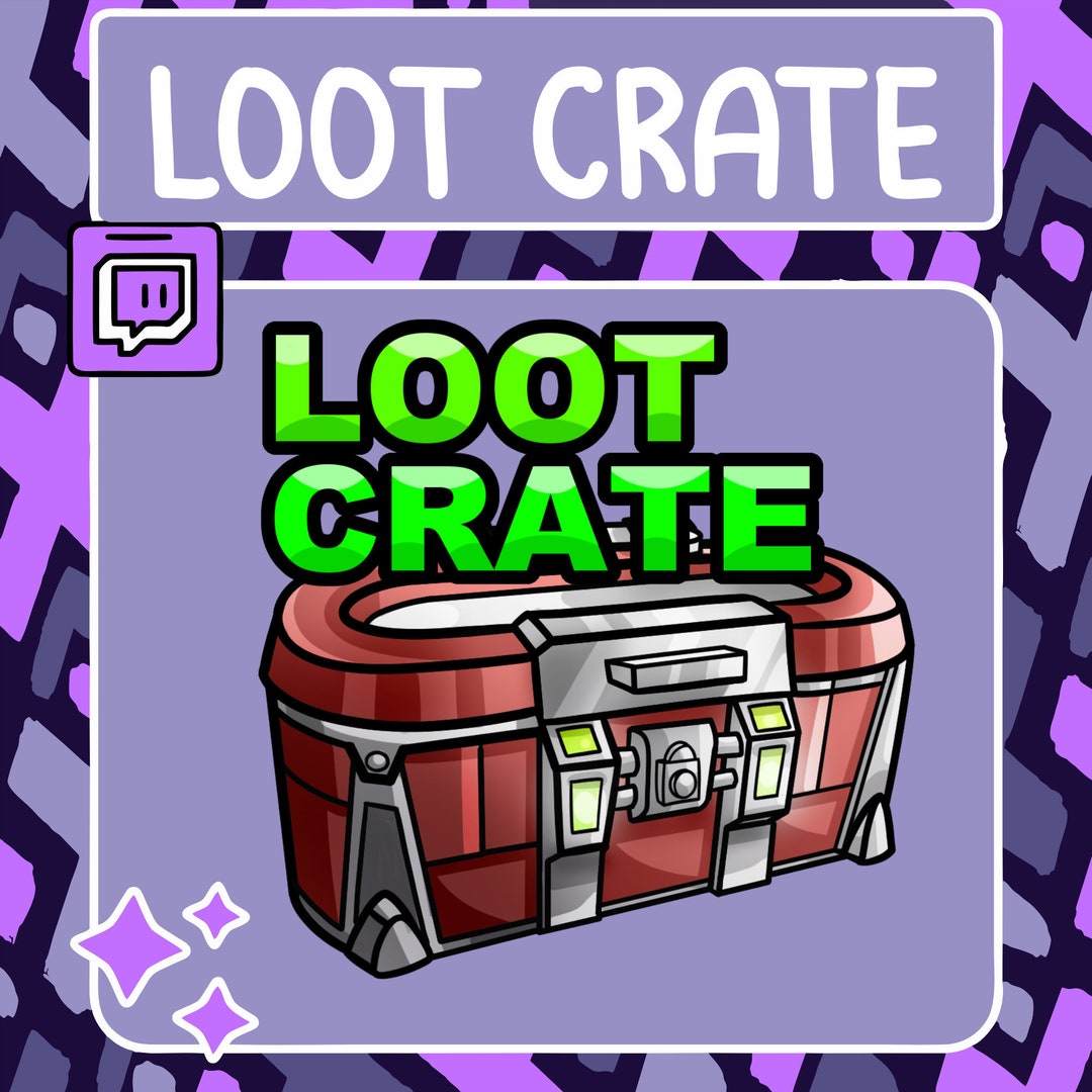 Loot Crate Emote | Twitch Emote | Youtube Emote | Discord Emote ...