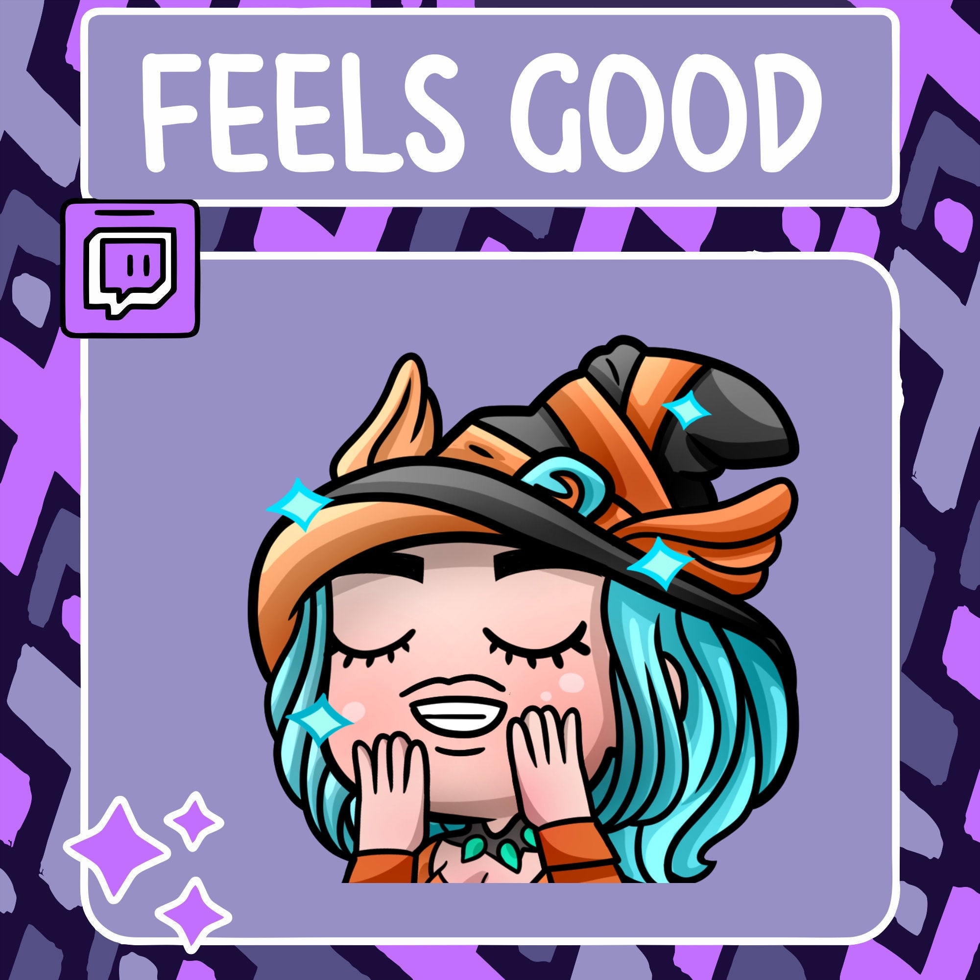 Feels Good Witch Emote | Twitch Emote | Youtube Emote | Discord Emote ...