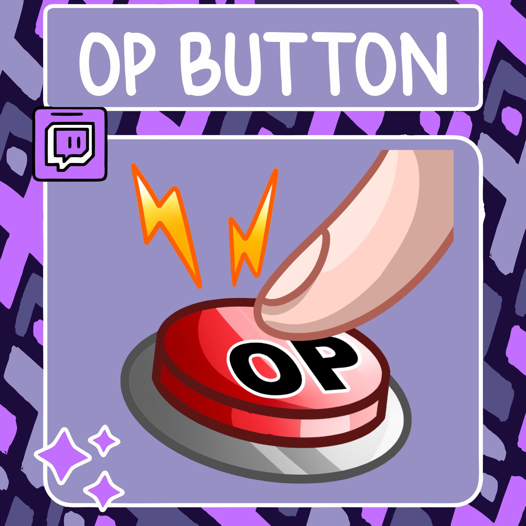 OP Button Emote | Twitch Emote | Youtube Emote | Discord Emote ...