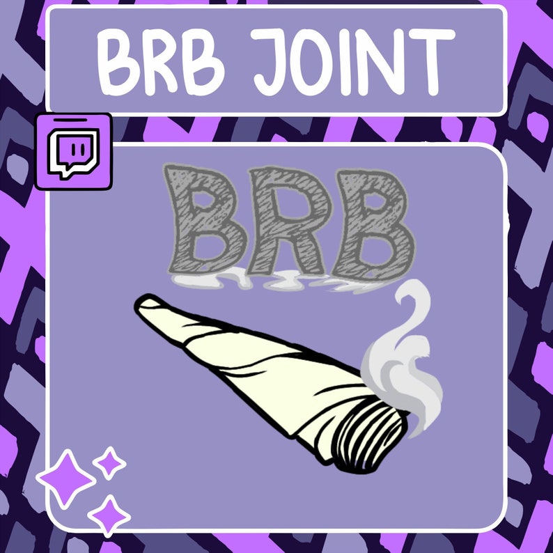 BRB Joint Emote Twitch Emote Youtube Emote Discord Emote Community ...