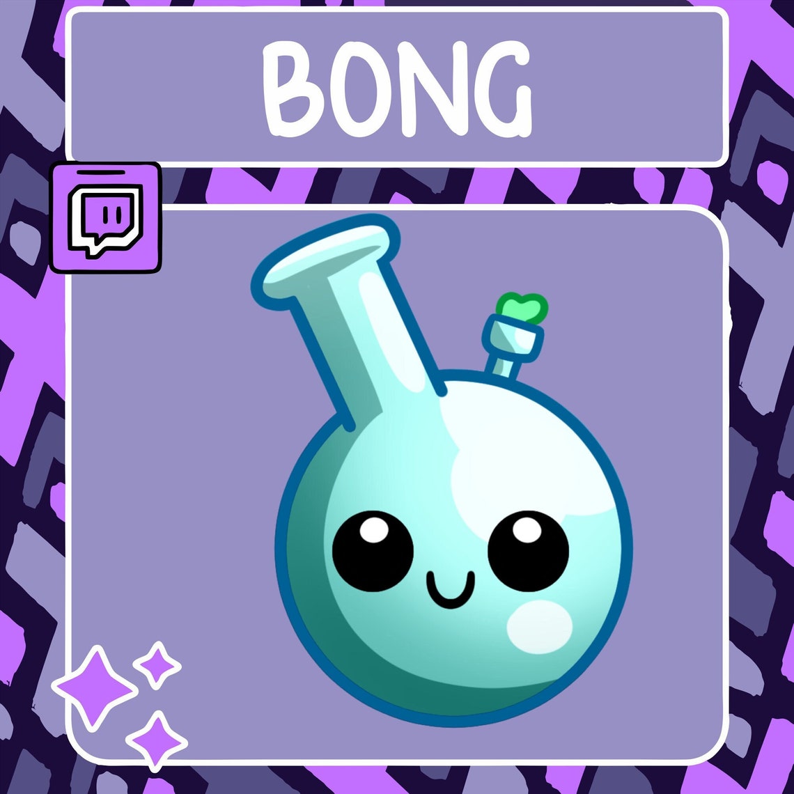 Kawaii Weed Animated Emote | Twitch Emote | Youtube Emote | Discord ...