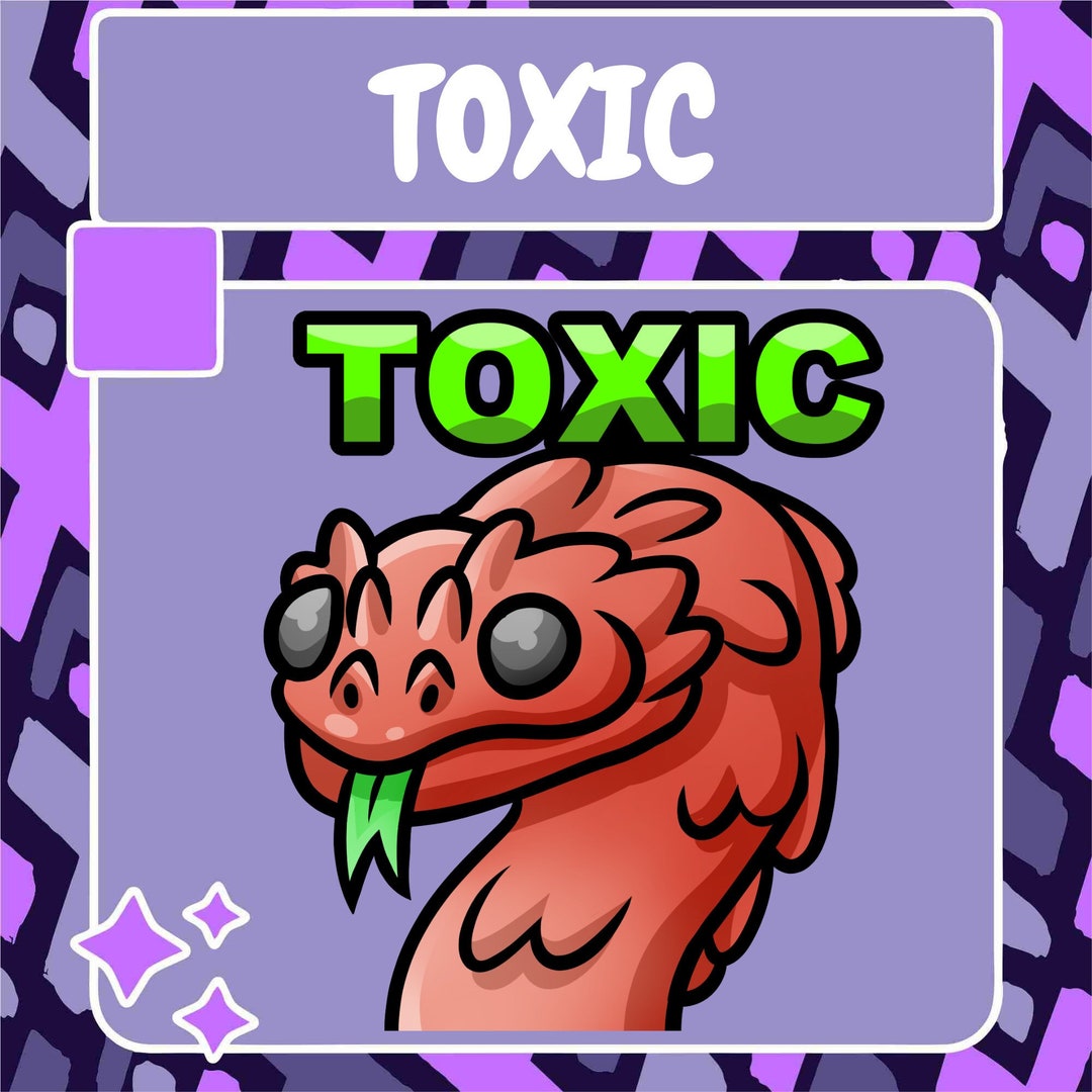 Toxic Snake Emote | Twitch Emote | Youtube Emote | Discord Emote ...