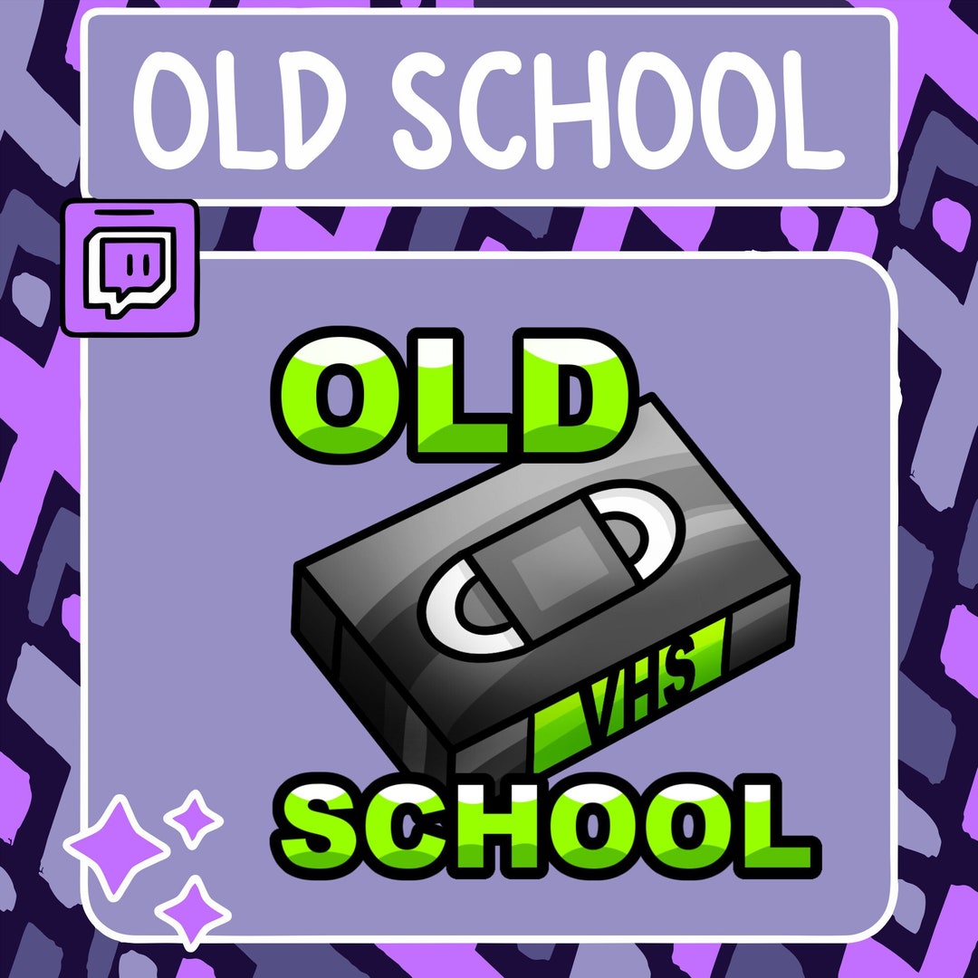 Old School VHS Emote | Twitch Emote | Youtube Emote | Discord Emote ...