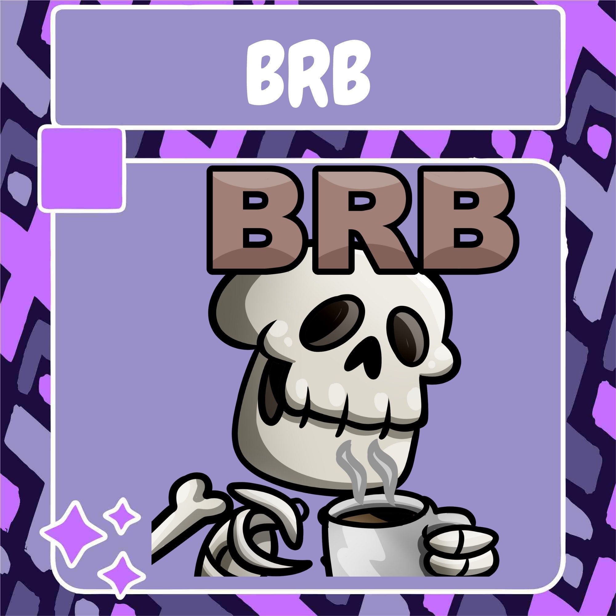 BRB Emote Twitch Emote Youtube Emote Discord Emote Community Emote ...