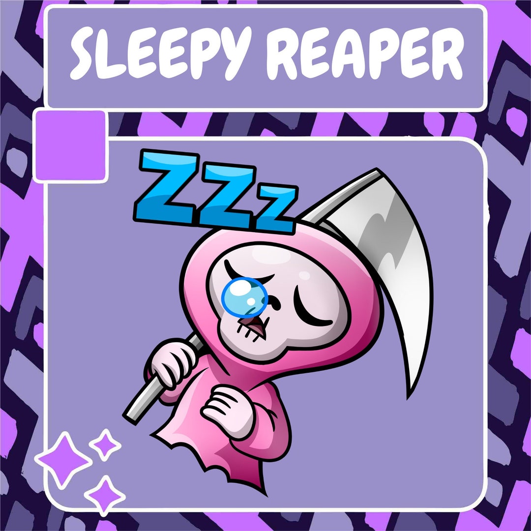 Sleepy Reaper Emote | Twitch Emote | Youtube Emote | Discord Emote ...