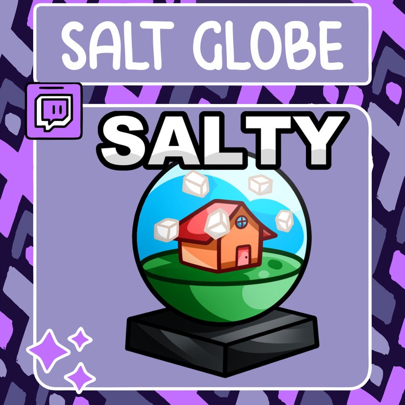Salt Globe Emote Twitch Emote Youtube Emote Discord - Etsy