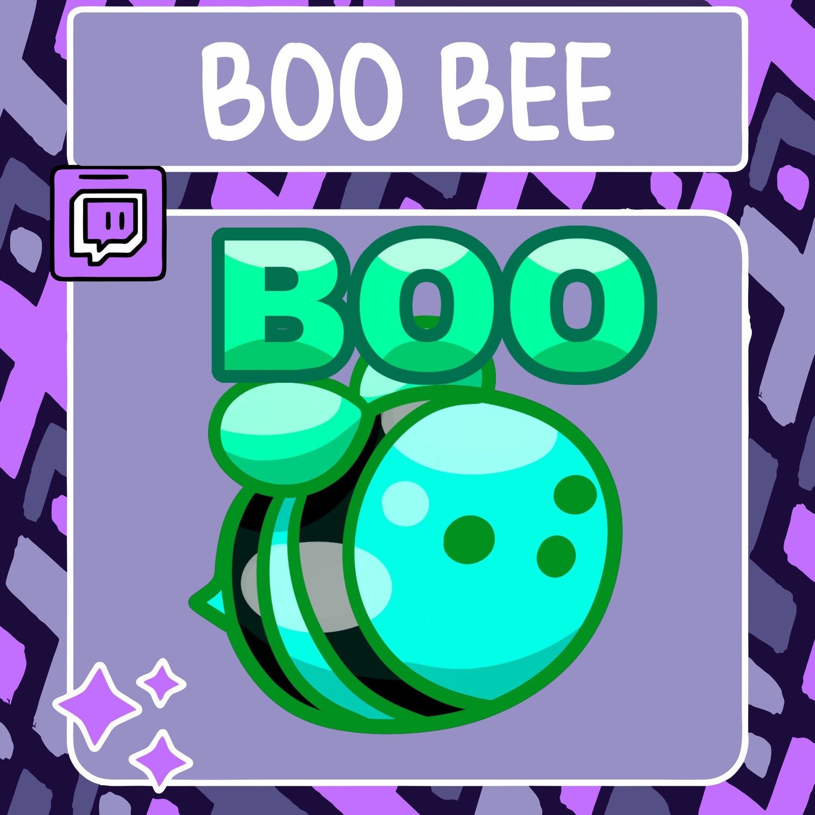 Boo Bee Emote Twitch Emote Youtube Emote Discord Emote - Etsy