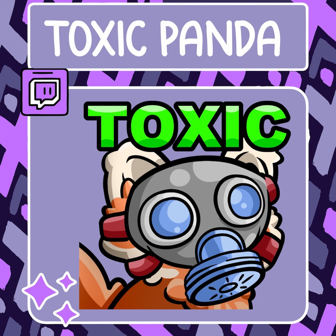 Toxic Red Panda Emote | Twitch Emote | Youtube Emote | Discord Emote ...