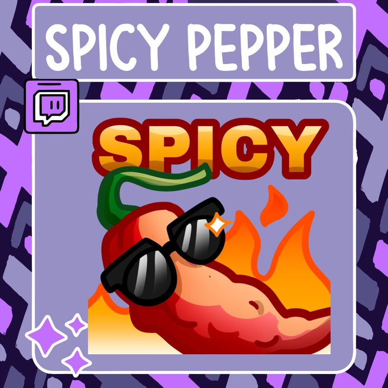 Animated Spicy Pepper Emote | Twitch Emote | Youtube Emote | Discord ...