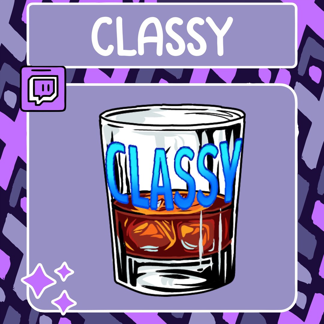 Classy Drink Emote | Twitch Emote | Youtube Emote | Discord Emote ...