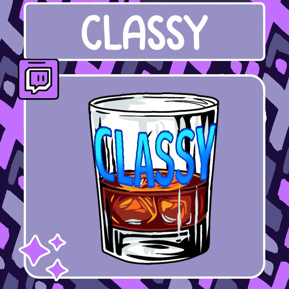 Classy Drink Emote Twitch Emote Youtube Emote Discord - Etsy