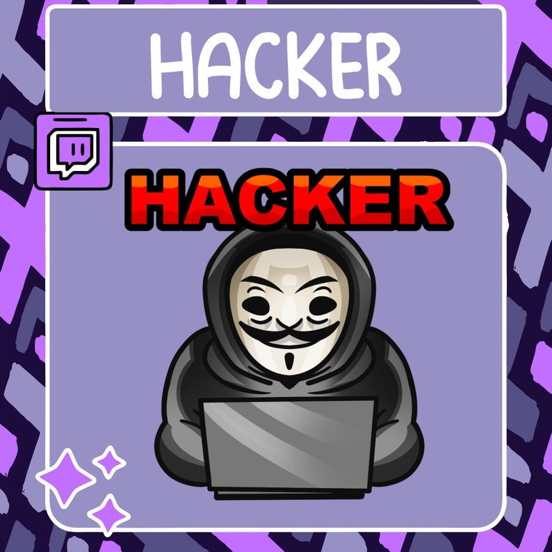 Hacker Emote | Twitch Emote | Youtube Emote | Discord Emote | Community ...