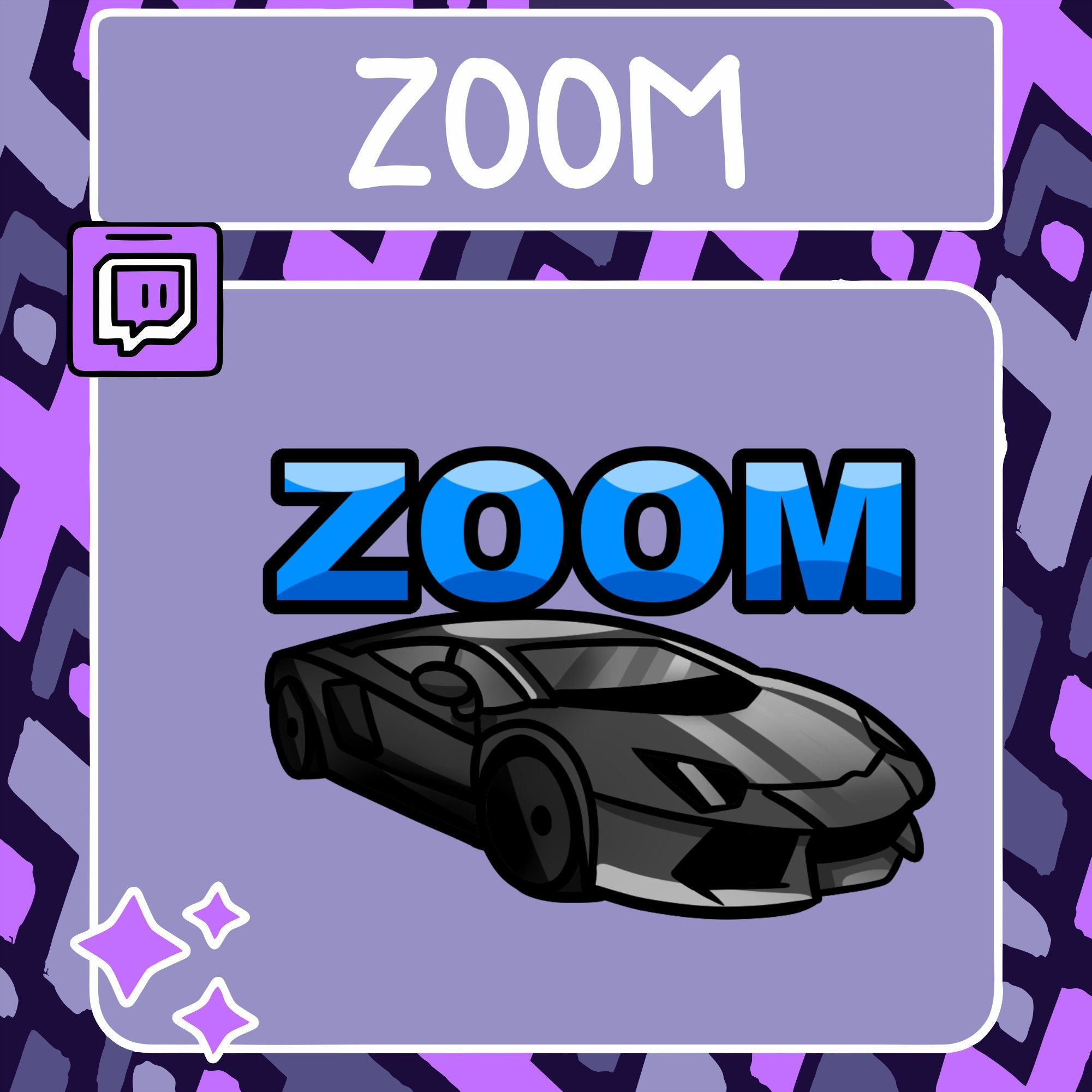 Zoom Car Emote | Twitch Emote | Youtube Emote | Discord Emote ...