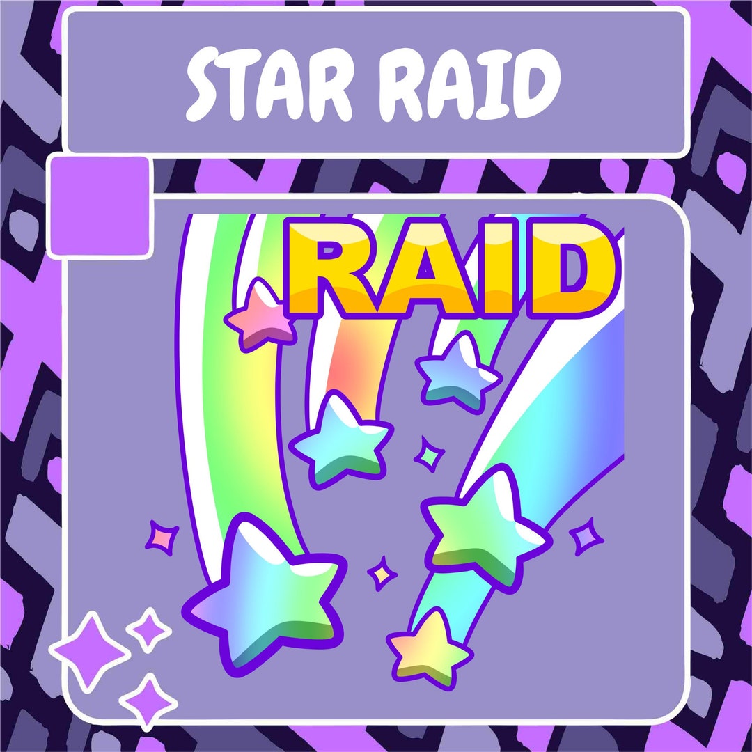 Star Raid Emote | Twitch Emote | Youtube Emote | Discord Emote ...