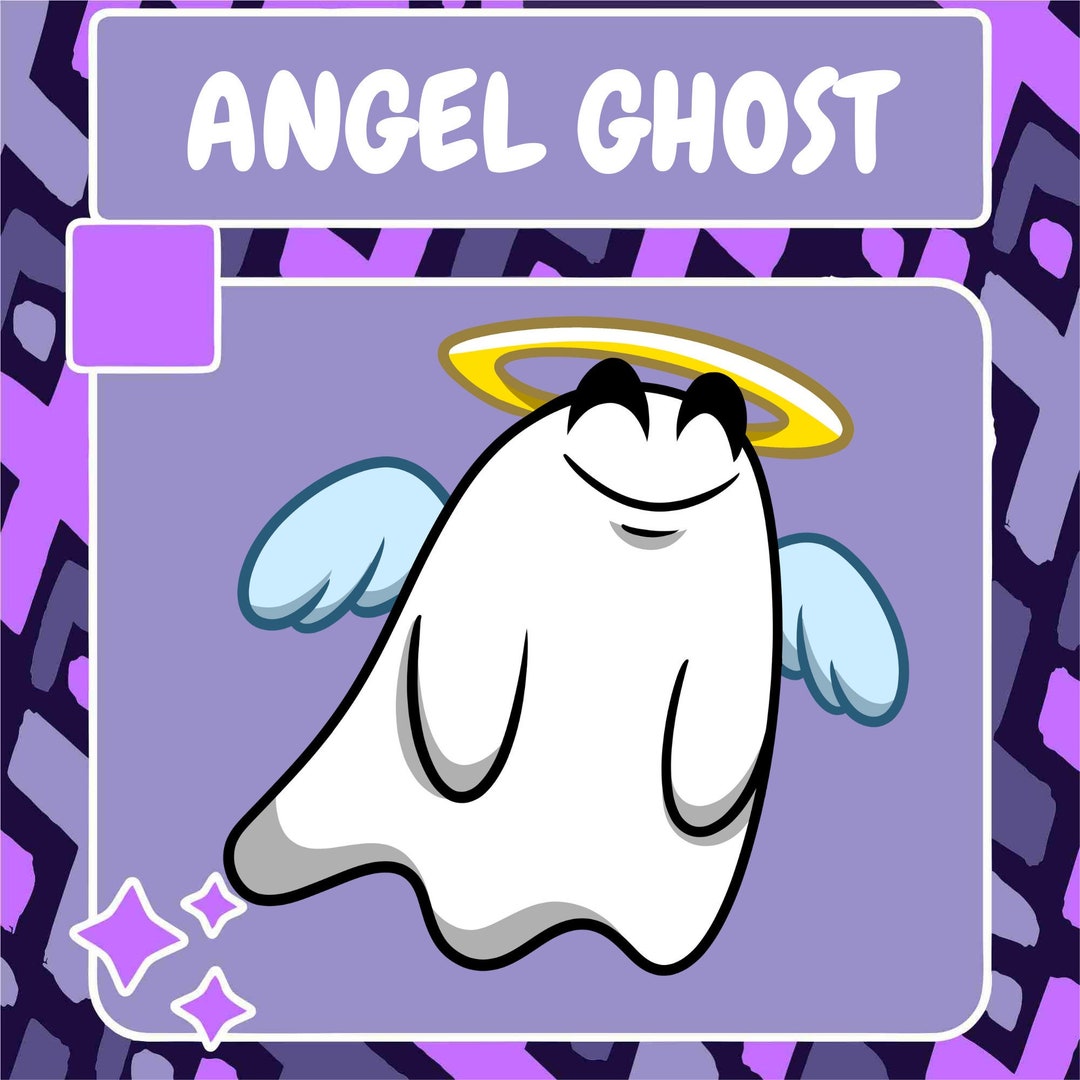 Angel Ghost Emote Twitch Emote Youtube Emote Discord Emote Community ...