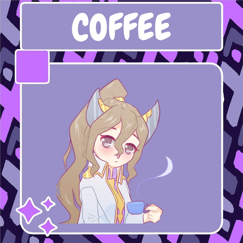 Coffee Emote Twitch Emote Youtube Emote Discord Emote - Etsy