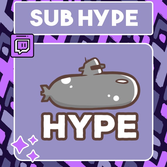 Sub Hype Emote Twitch Emote Youtube Emote Discord Emote | Etsy