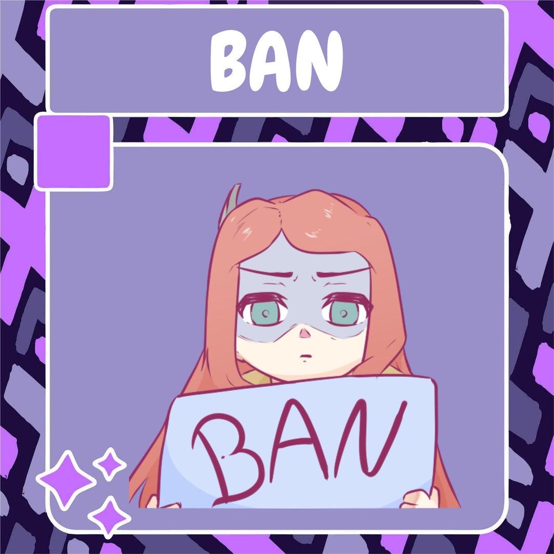 Ban Sign Emote | Twitch Emote | Youtube Emote | Discord Emote ...