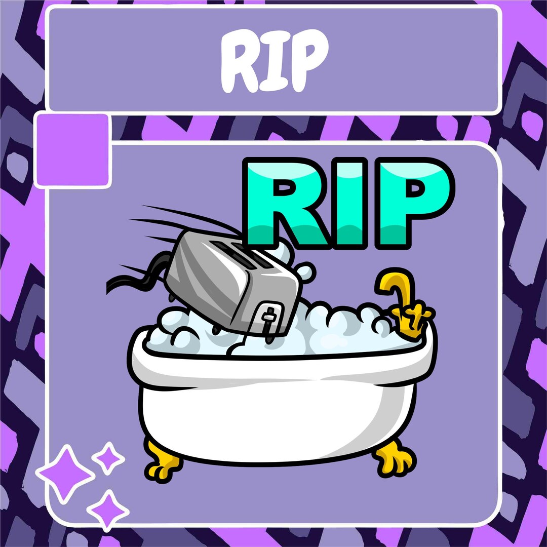 RIP Toaster Emote | Twitch Emote | Youtube Emote | Discord Emote ...
