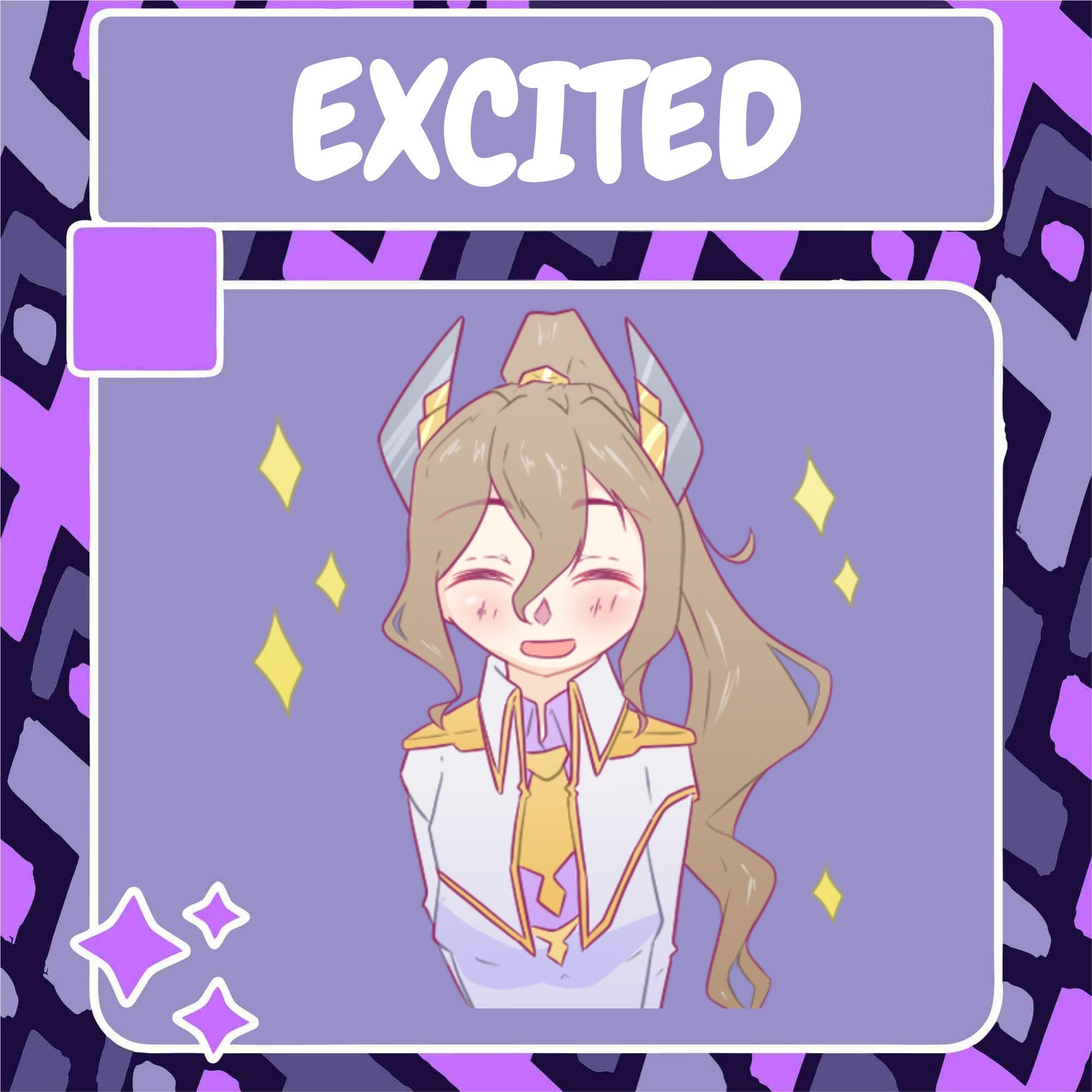 Excited Emote Twitch Emote Youtube Emote Discord Emote - Etsy