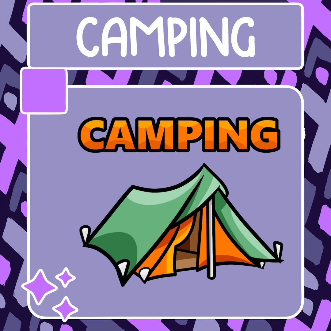 Camping Tent Emote | Twitch Emote | Youtube Emote | Discord Emote ...