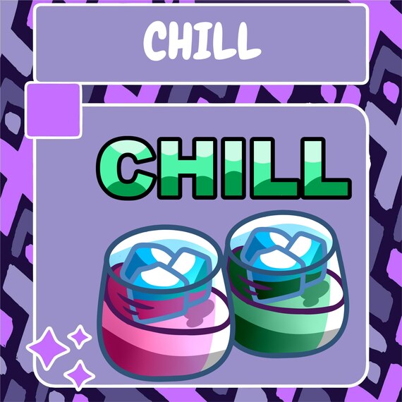 Chill Drink Emote Twitch Emote Youtube Emote Discord - Etsy
