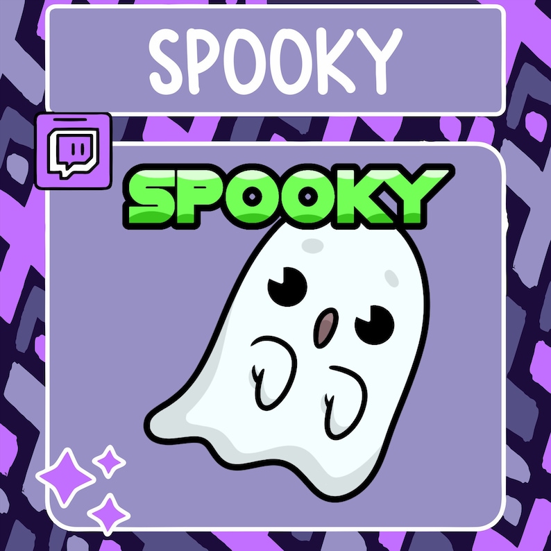 Spooky Ghost Emote | Twitch Emote | Youtube Emote | Discord Emote ...