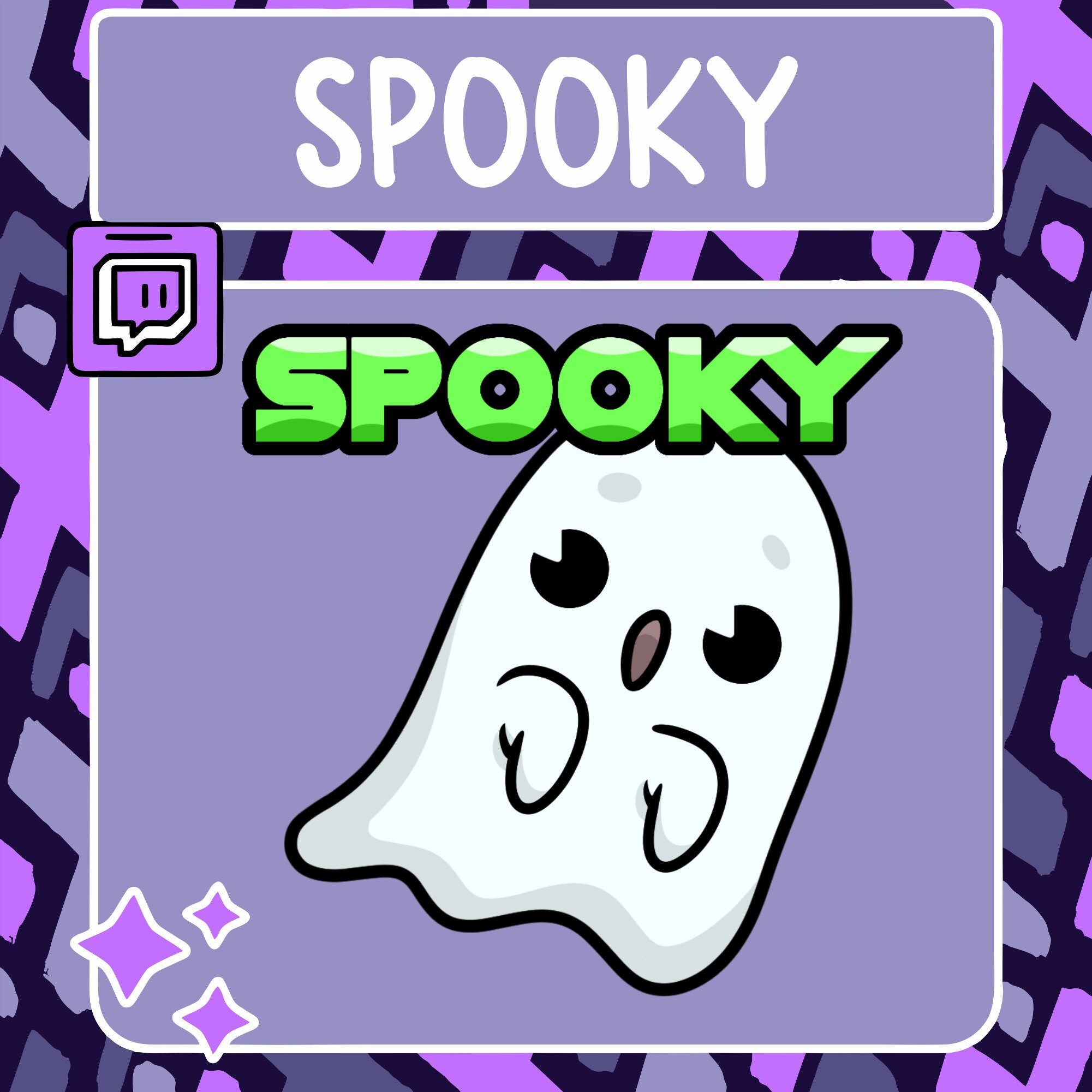 Spooky Ghost Emote | Twitch Emote | Youtube Emote | Discord Emote ...