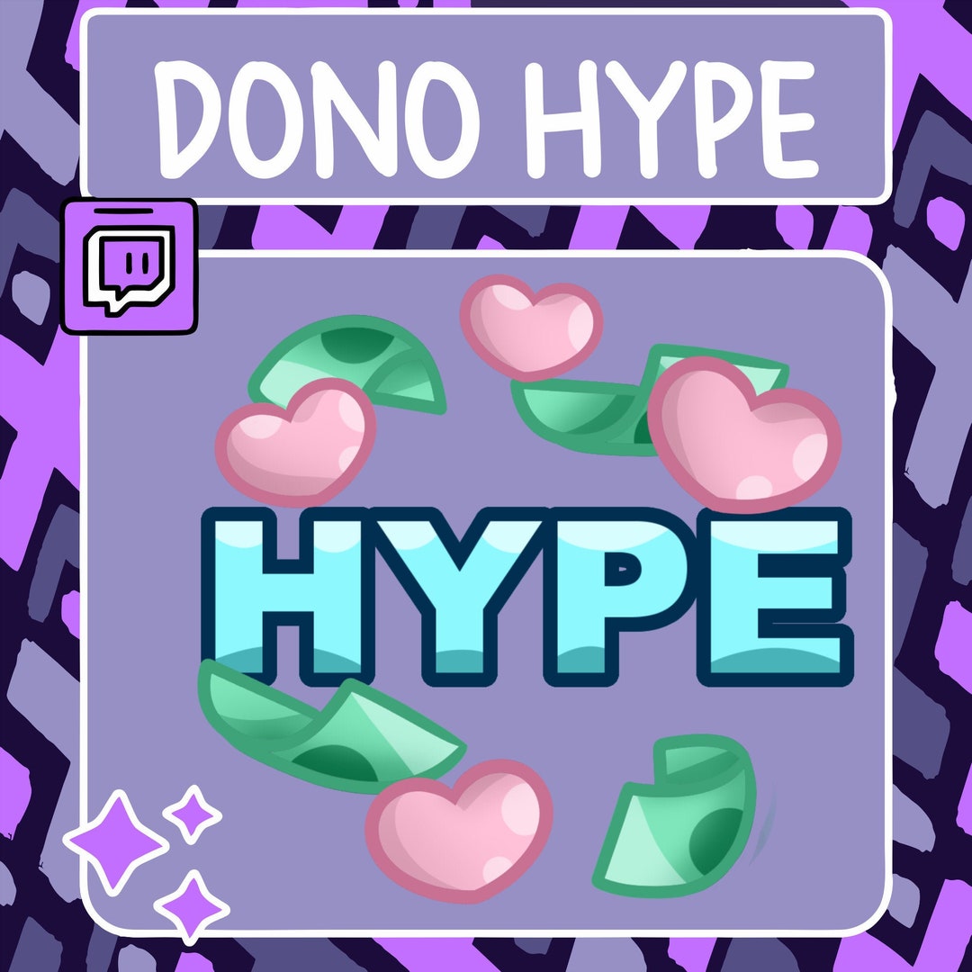 Dono Hype Emote | Twitch Emote | Youtube Emote | Discord Emote ...