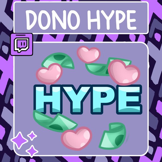 Dono Hype Emote / Twitch Emote / Youtube Emote / Discord Emote - Etsy ...