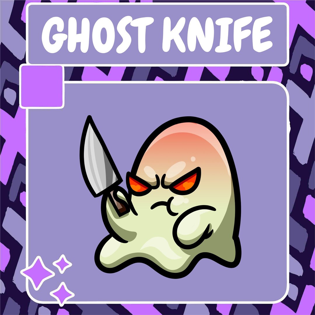 Ghost Knife Emote | Twitch Emote | Youtube Emote | Discord Emote ...