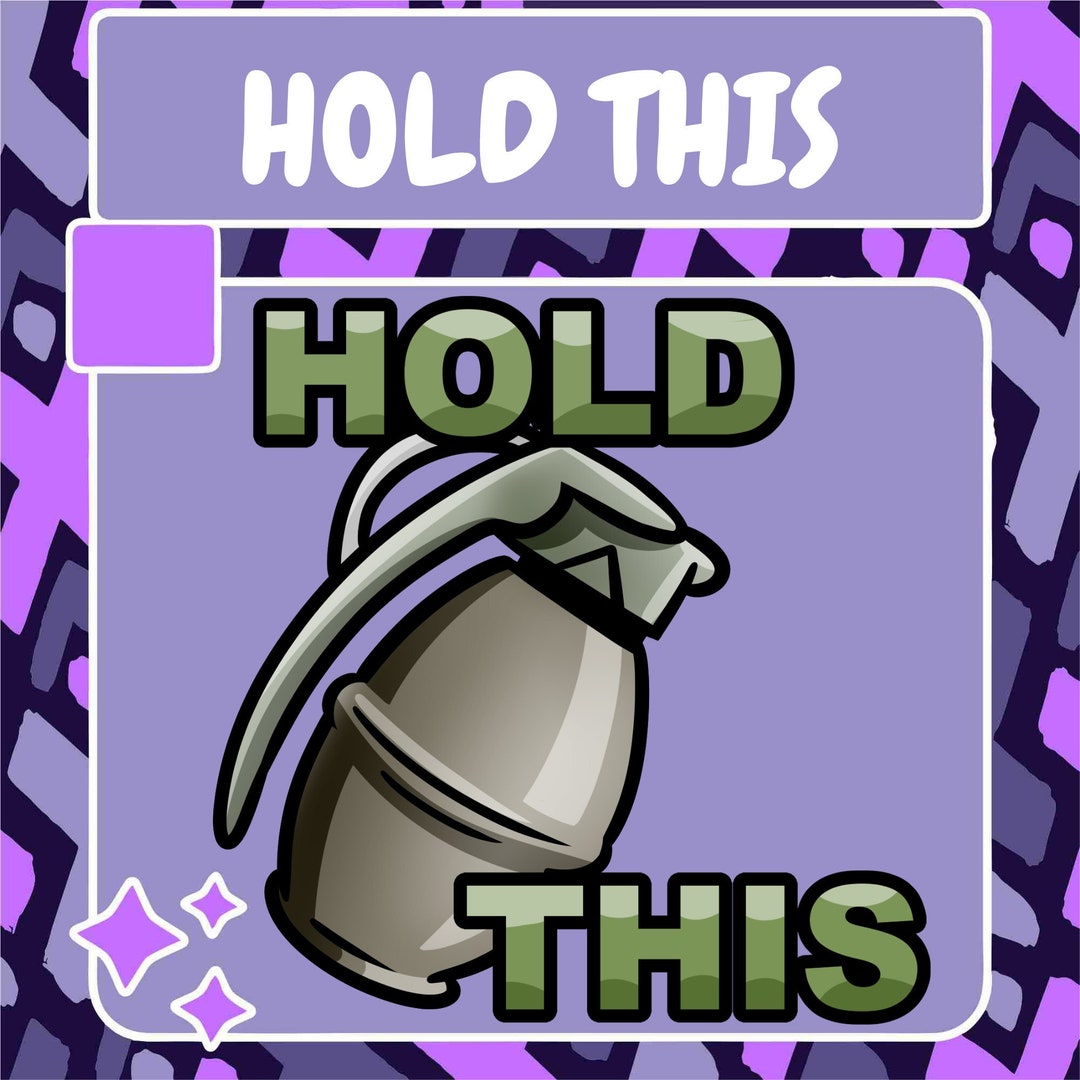 Hold This Emote | Twitch Emote | Youtube Emote | Discord Emote ...
