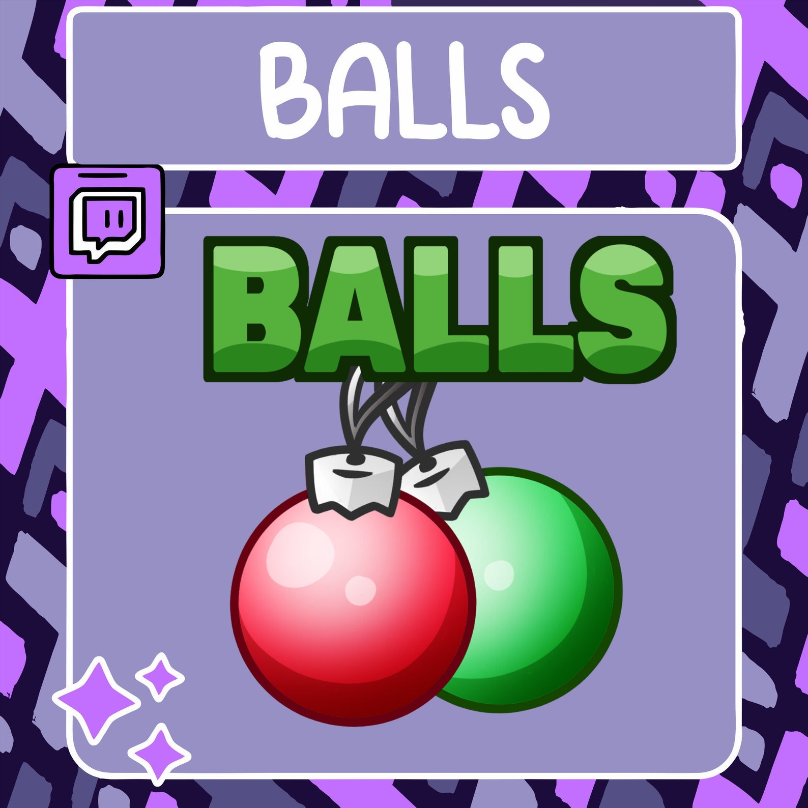 Christmas Balls Emote Twitch Emote Youtube Emote Discord Emote ...