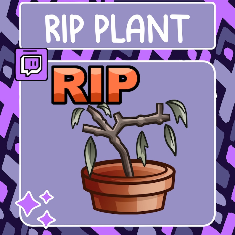 Dead Plant RIP Emote Twitch Emote Youtube Emote Discord Emote Community ...