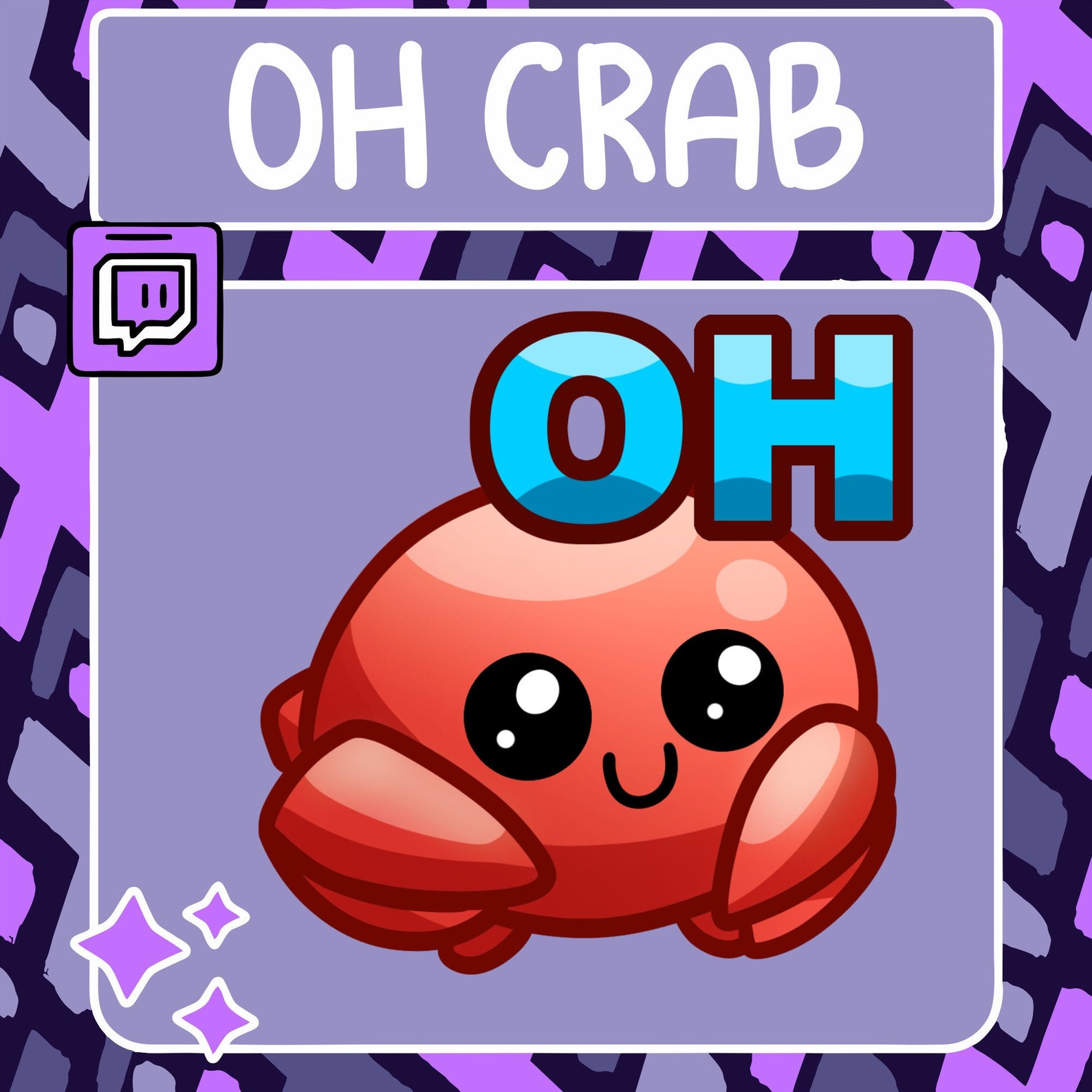Oh Crab Emote | Twitch Emote | Youtube Emote | Discord Emote ...