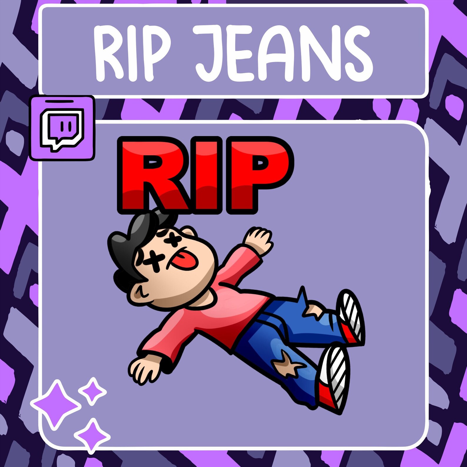 RIP Jeans Emote Twitch Emote Youtube Emote Discord Emote Community ...