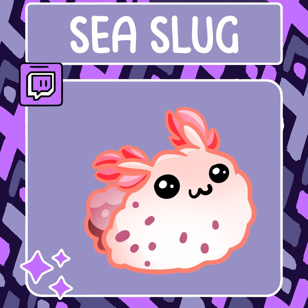 Kawaii Sea Slug Emote | Twitch Emote | Youtube Emote | Discord Emote ...