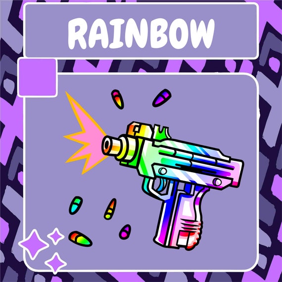 Regenbogen Gun Emote Twitch Emote Youtube Emote Discord - Etsy Schweiz